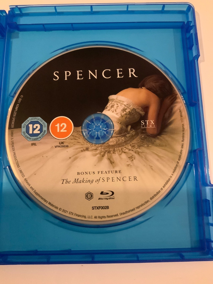 Spencer Blu-ray (2022) Kristen Stewart, Larraín Princess Diana | eBay UK