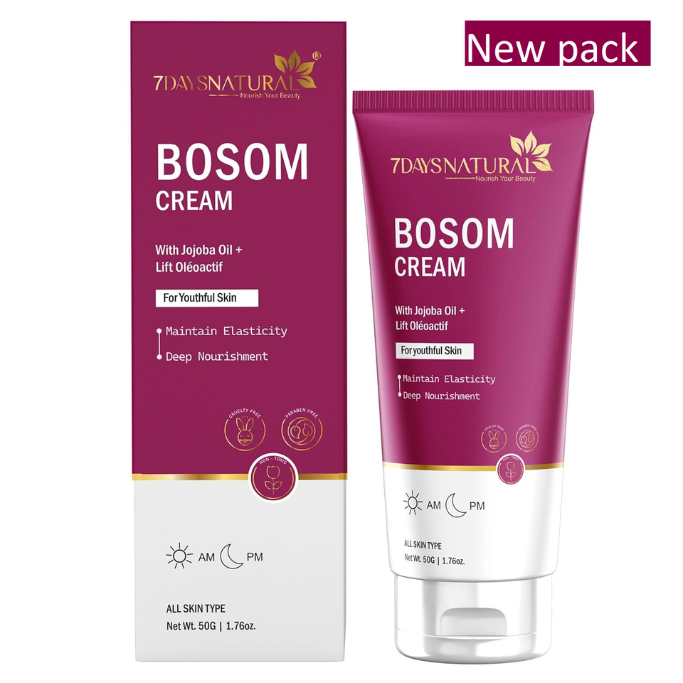 7 DAYS natural Bosom Cream for naturally BREAST GROWTH for women easy ...
