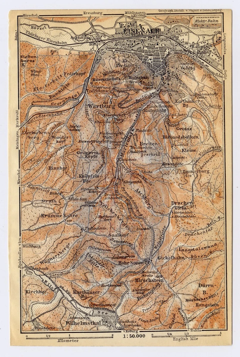 Wartburg Castle Map