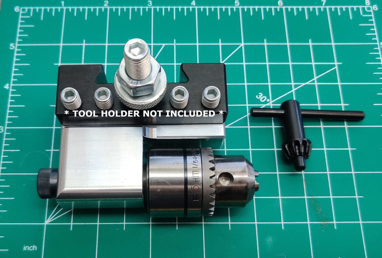 Chuck Drilling Holder for Lathe Quick Change Tool Post - Fits Aloris ...