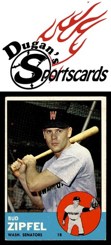 1963 Topps #69 Bud Zipfel | eBay