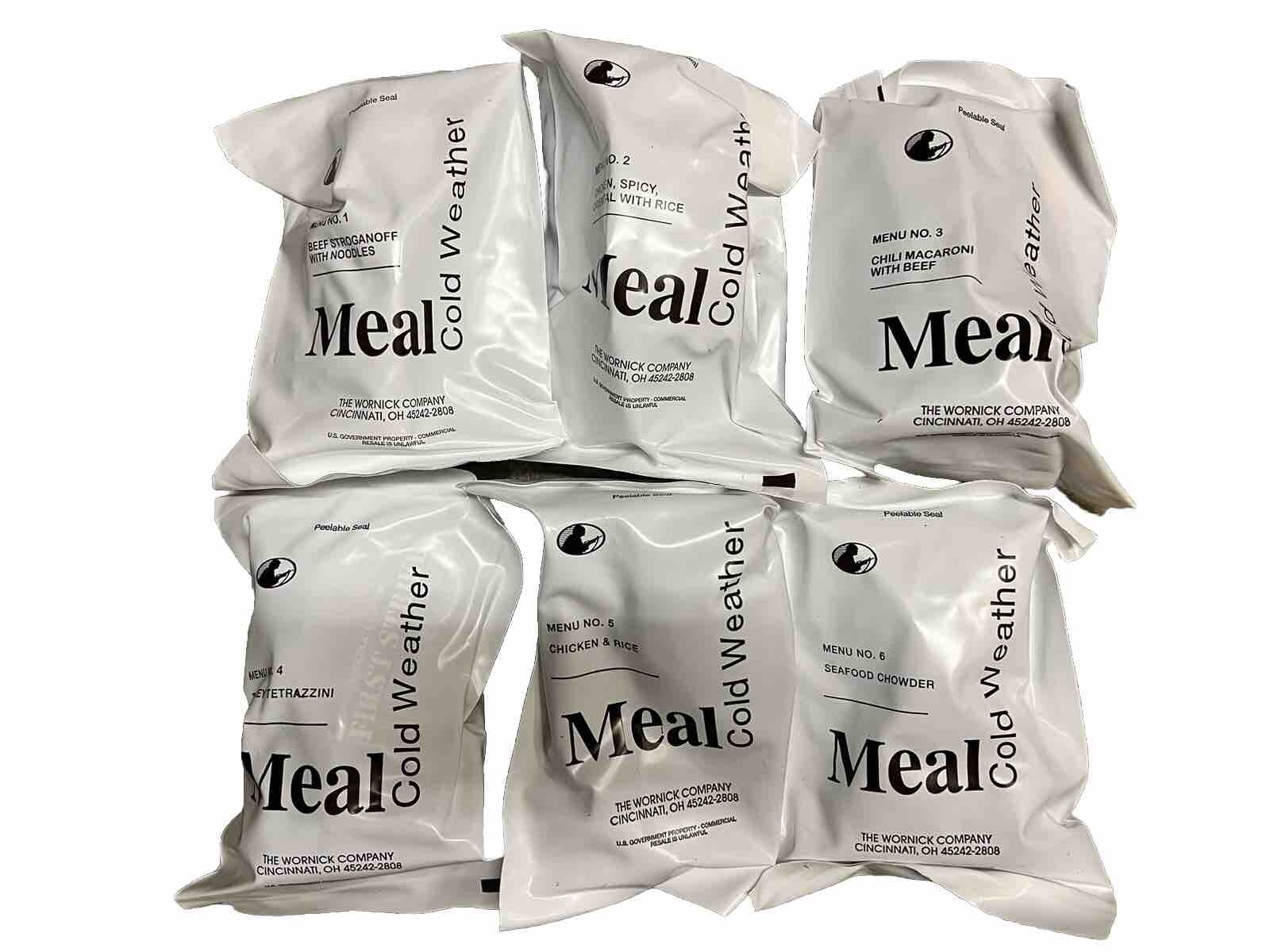 Meal, Cold Weather MCW (Cold Weather MRE) -- 6 pack, assorted flavors ...