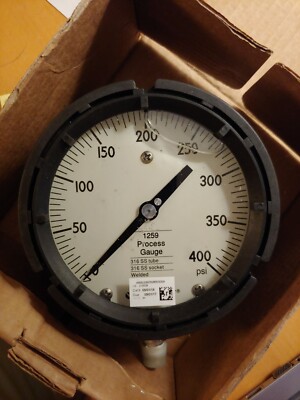 Ashcroft 1259 Process Gauge 723259321558 0 to 400 PSI | eBay