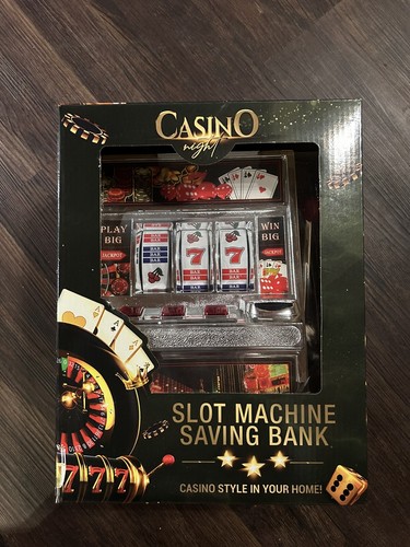 Casino Night Jumbo Slot Machine Saving Bank | eBay