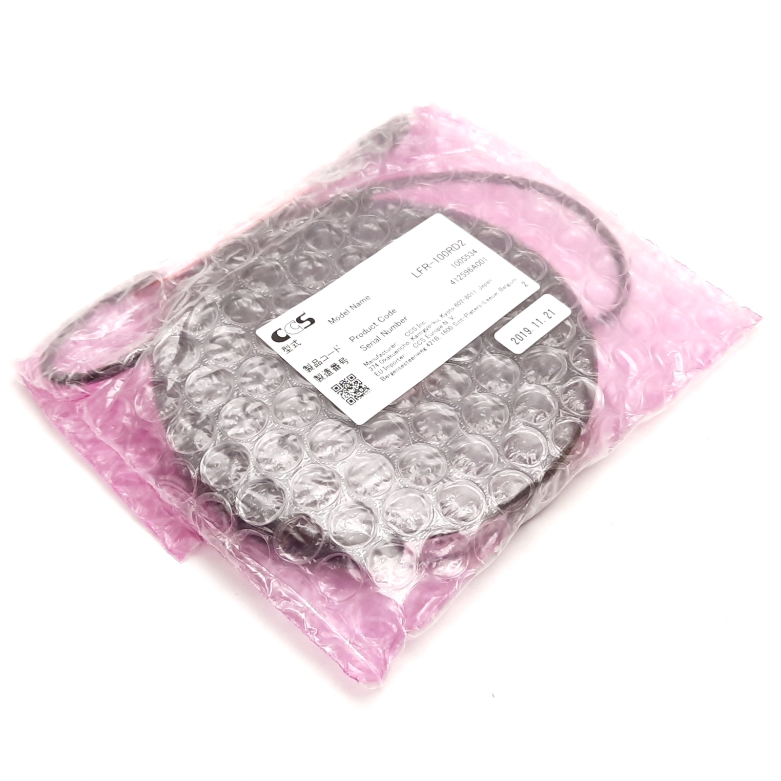 CCS LFR-100RD2 Ring Light Red 630nm 24VDC 3.6W ID 33mm OD 102mm for ...