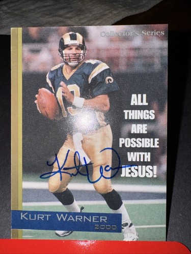 Kurt Warner 2000 Collector’s Series Auto Autograph NFL MVP 1999 Rams ...
