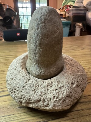 America Indian Mortar & Pestle Grinding Stone Artifact | eBay
