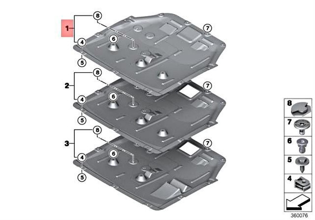 Genuine BMW Underhood Shield 517510 OEM 51757343141 for sale online | eBay