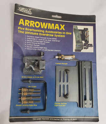 Game Tracker Arrow Max Overdraw Arrow Rest Bow Sight NOS | eBay