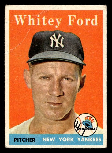 1958 Topps #320 Whitey Ford G-VG Yankees ID:479140 | eBay