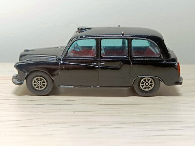 Corgi Toys 418 Austin Taxi in deep maroon with red interior and tinted ...