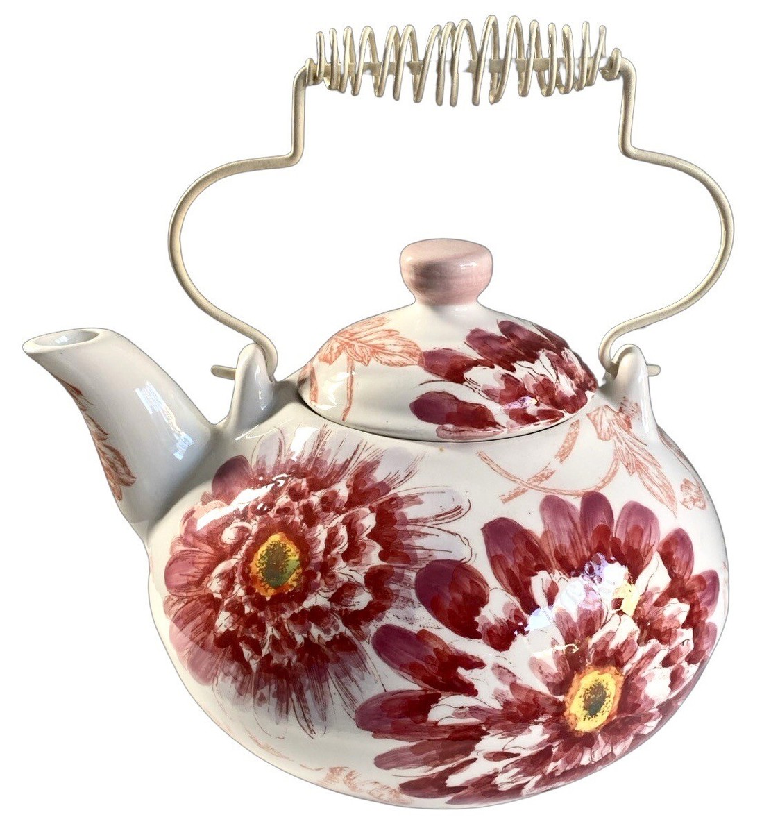 Lavender Purple Toile Transferware