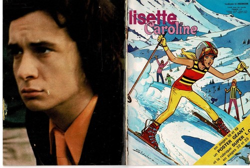 Lisette Caroline N° 32 de 1973 Michel SARDOU (avec poster) ea | eBay