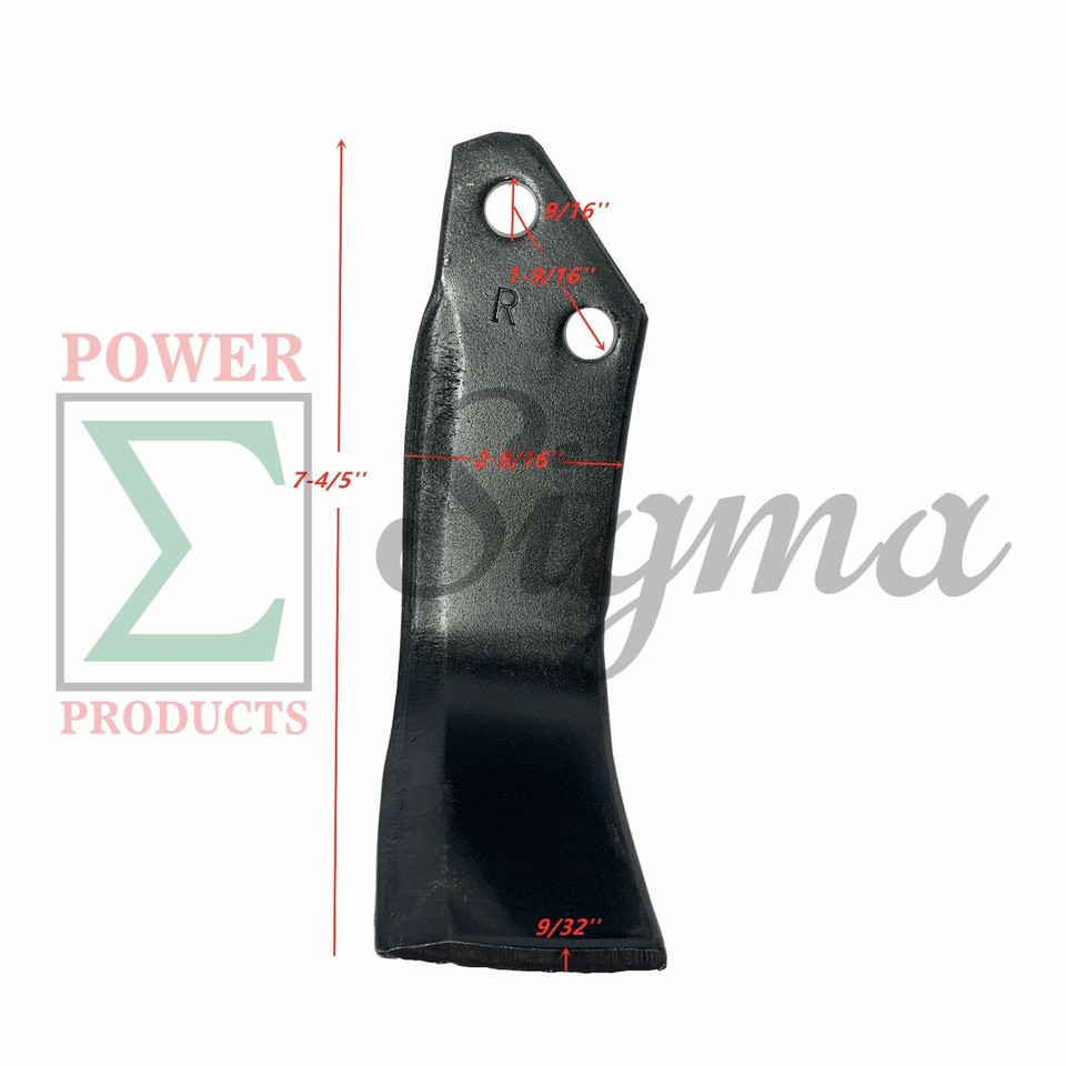 3 Left 3 Right Tiller Blade For Rural King Country Way 4' 5' 6' 7 ...