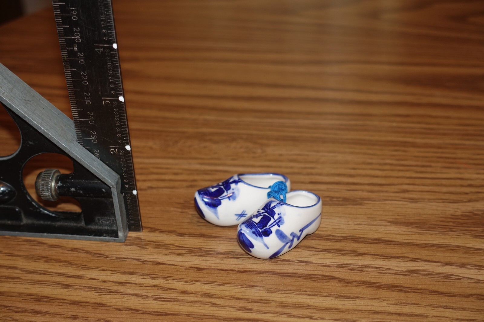 Vintage Miniature Pair of Blue White Porcelain "Wooden Shoes" Klompen ...