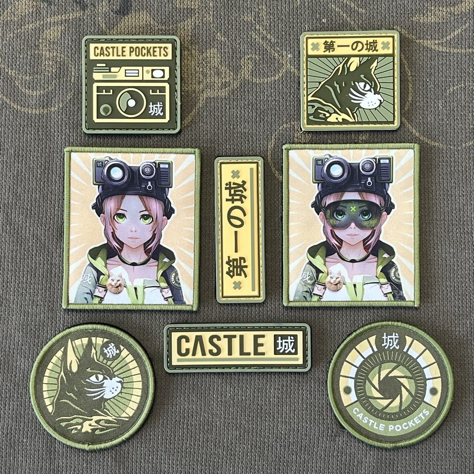 Castle x Grayscale Castle 3:3 第一の城 EDC PVC Pouch Patch | eBay