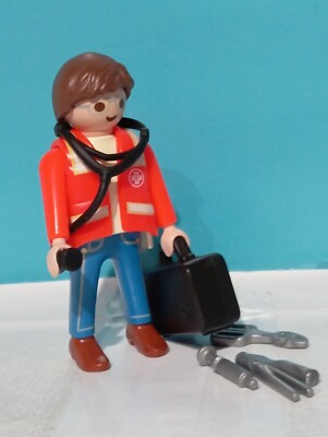 PLAYMOBIL FIGURE DOCTOR DOCTOR DOCTOR RESCUE HOSPITAL CLINIC NURSE ...