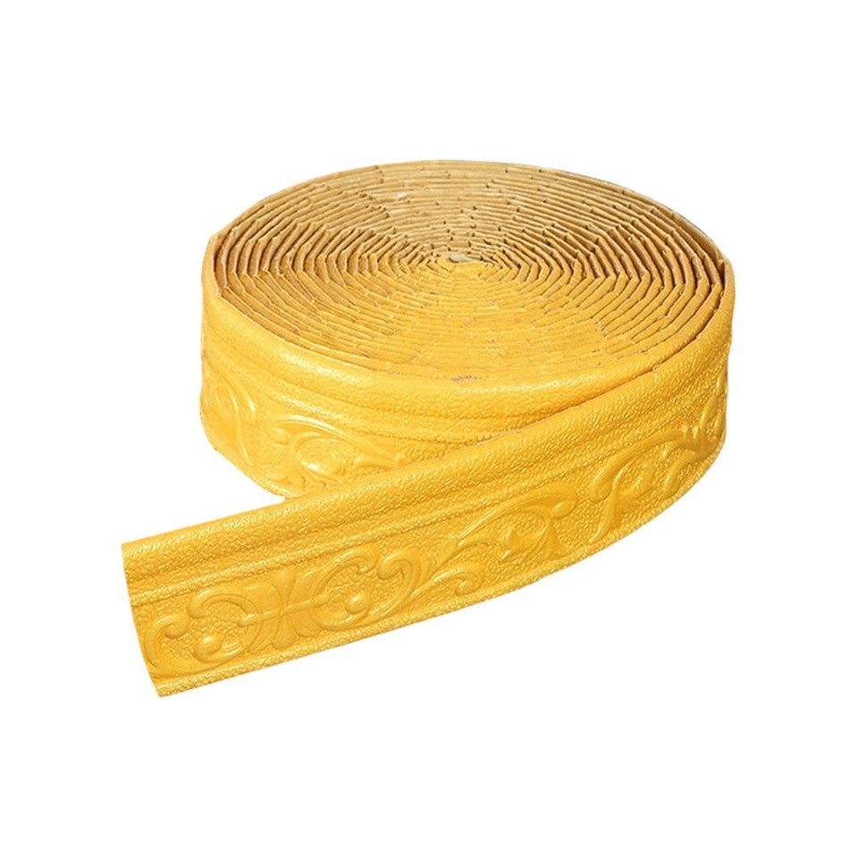 3D Wall Border Trim 10 m x 8 cm x 5 mm Self for Various Interior Walls ...