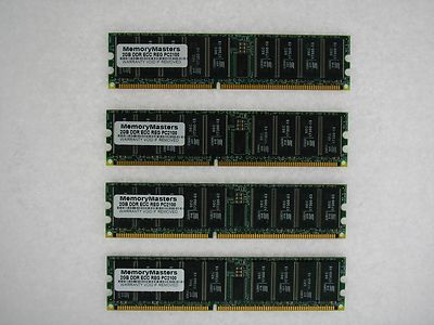 8GB (4X2GB) DDR MEMORY RAM PC2100 ECC REG DIMM 184-PIN | eBay