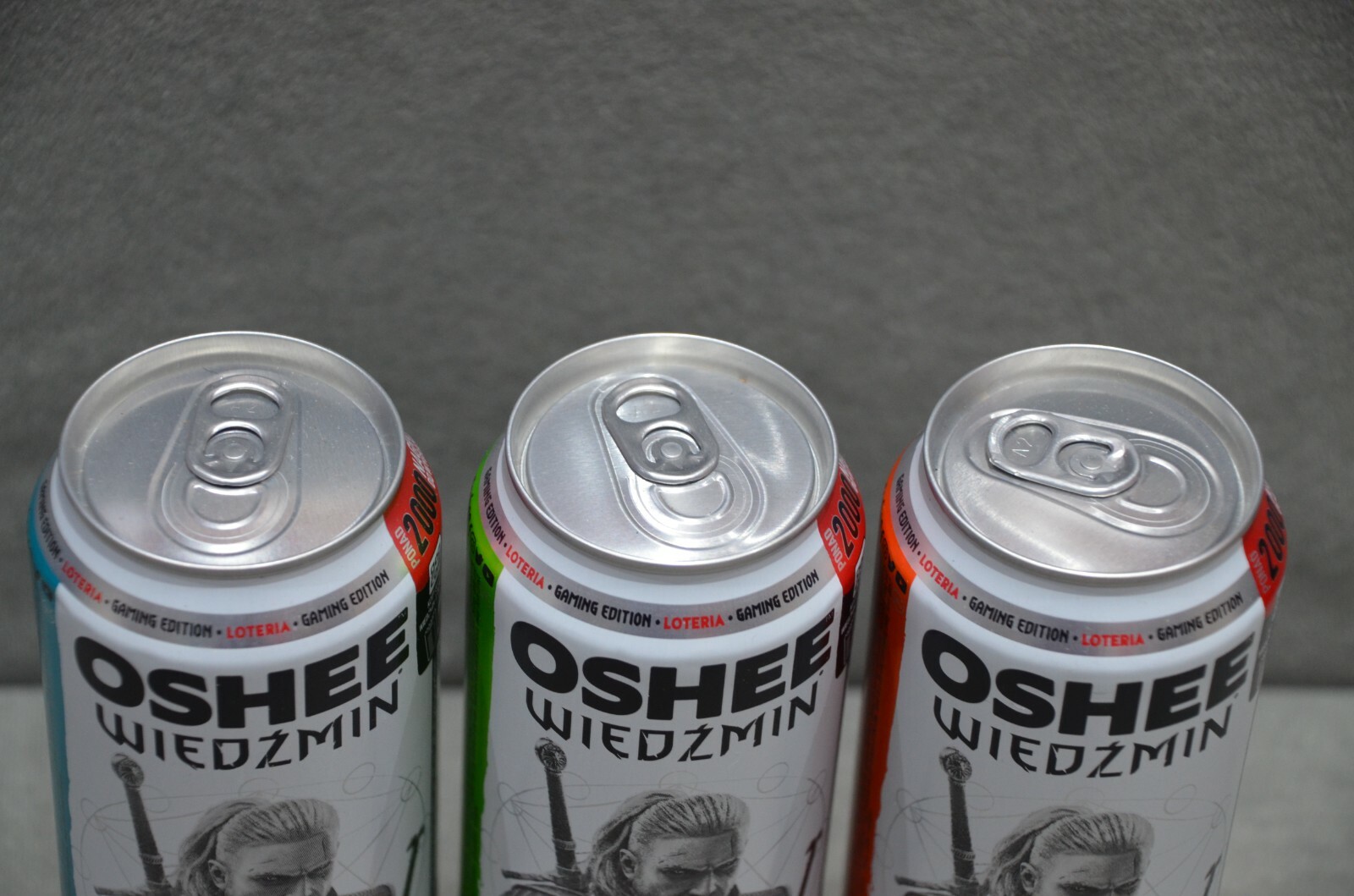 3x Full Can Oshee The Witcher Energy Elixir Gaming Edition New 500ml ...