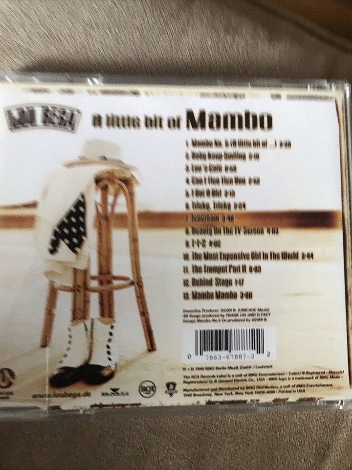 A Little Bit of Mambo by Lou Bega (CD, Aug-1999, RCA) 78636788722 | eBay