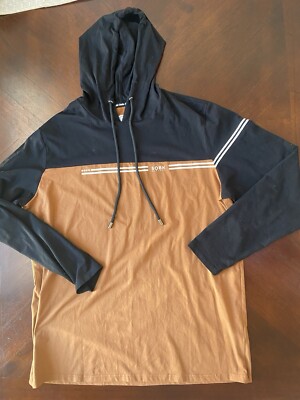 SOBK Men's long sleeve shirt with hood size L | eBay