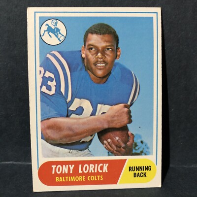 1968 Topps - #204 Tony Lorick Baltimore Colts EX/NM | eBay