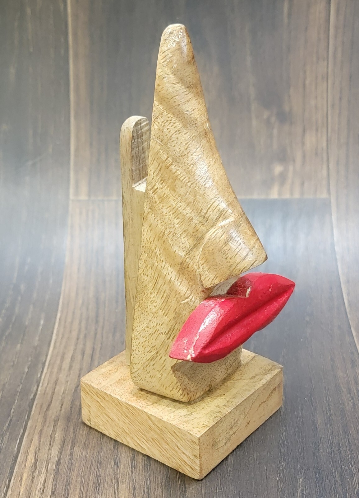 Decorative Nose Wooden Handmade Spectacle Stand Goggle Specs Eyeglass ...