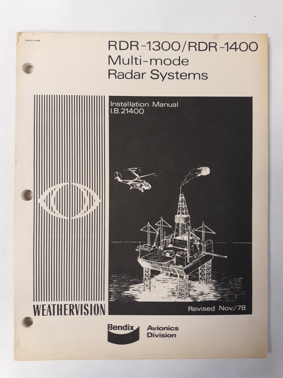 Bendix RDR-1300/ RDR-1400 Multi-mode Radar Systems Installation Manual ...