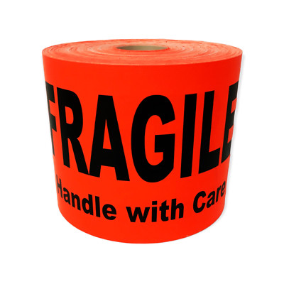 4x6 Fragile Handle with Care Labels Red Shipping Pallet Stickers 2 RLS ...