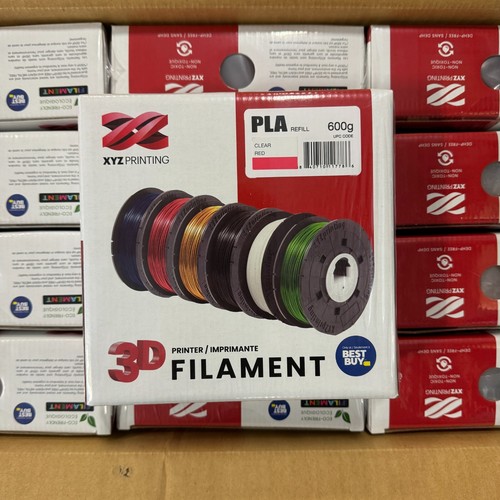 XYZ Filament - PLA 600G - Clear Red | eBay