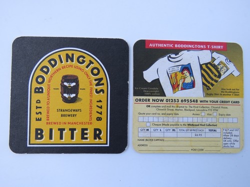 2 Vintage Bière Dessous : Boddingtons Best Bitter Ale ; Original T ...