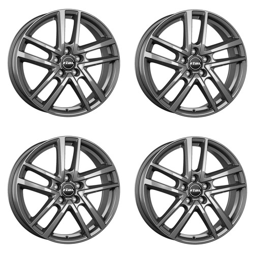 4 Jantes Rial Astorga 7.5Jx18 ET39 5x112 GRAP pour SEAT Alhambra Altea ...