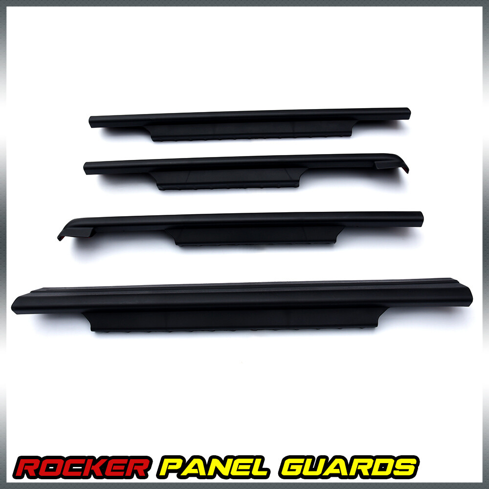 4PCS ROCKER PANEL PROTECTOR GUARD COVER TRIM FIT FOR 01-06 SILVERADO ...