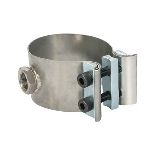 GlowShift 2-1/4"-2-1/2" Wideband O2 Sensor Bung Clamp Adapter - No Weld ...