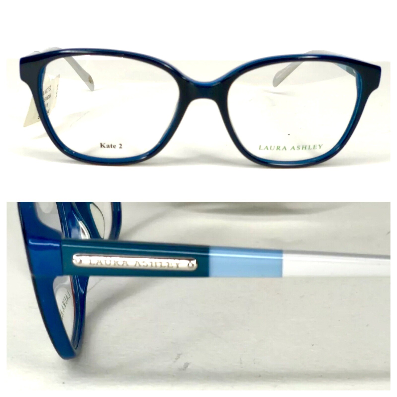 NEW~ LAURA ASHLEY EYEGLASSES KATE 2 WOMENS BLUE 52-16-140 $124 OPTICAL ...