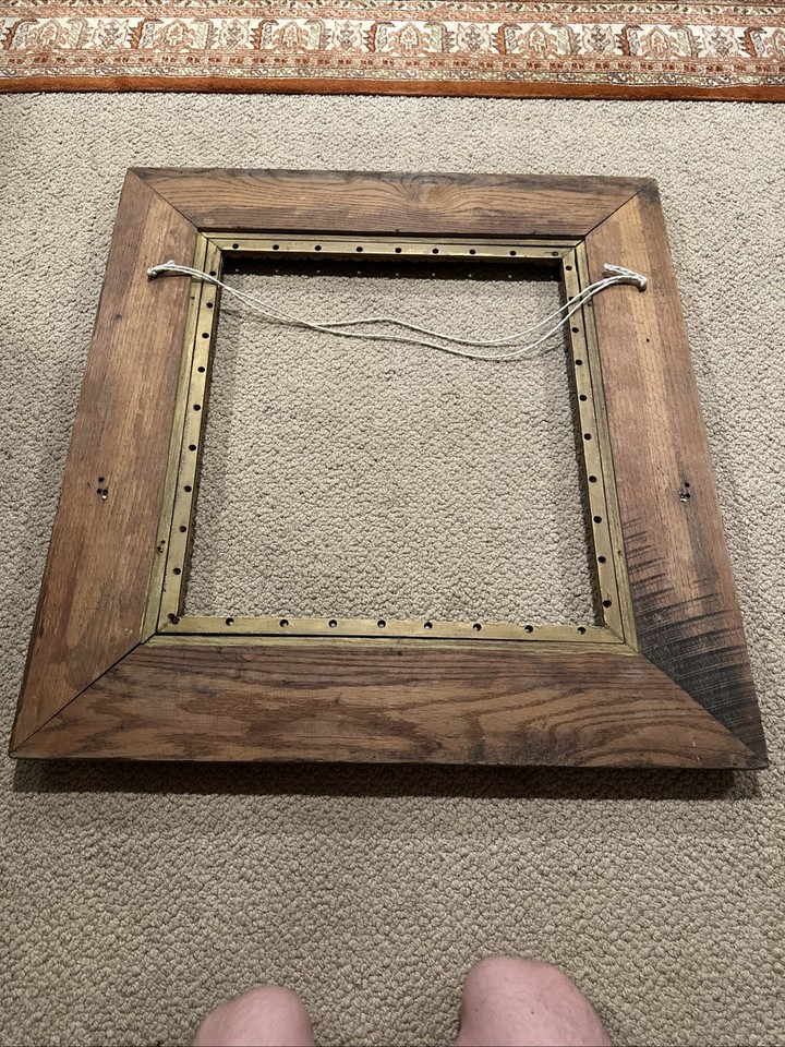 THE BEST Antique Victorian Carved Leaf & Acorn Picture Frame Holds 20 1 ...