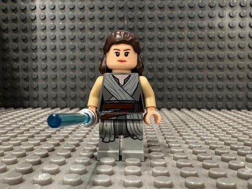 LEGO Rey Minifigure w/ Grey Tied Robe - 75189 75216 Star Wars Mint ...