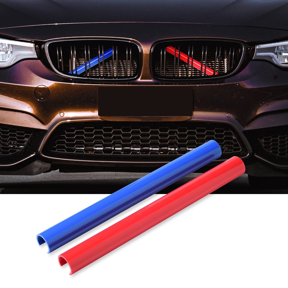 Red & Blue Grille Insert Stripes For BMW F20 F30 Type B 2011-2021 | eBay