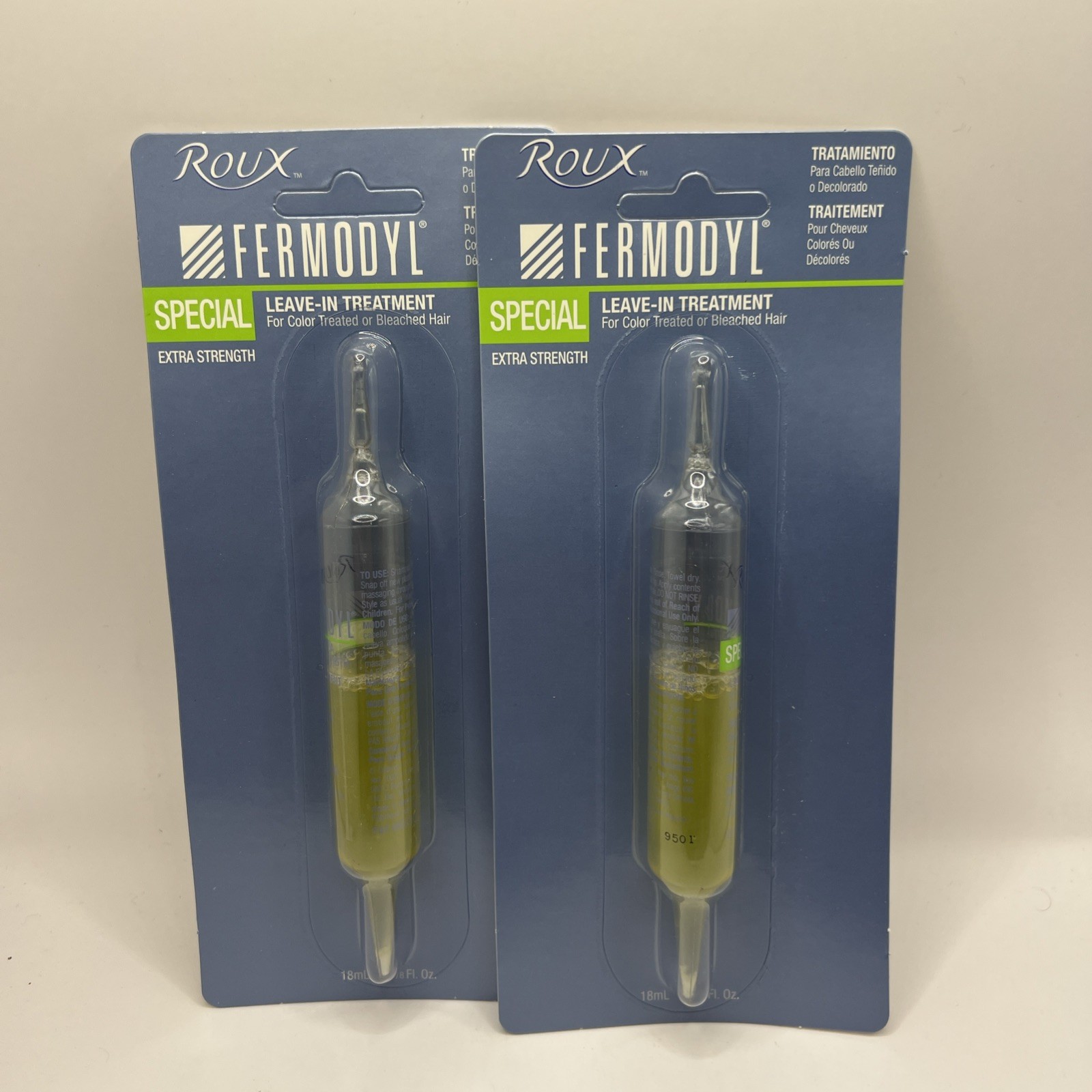 Roux - Fermodyl Leave-In Hair Treatment SPECIAL Extra Strength Lot Of 2 ...