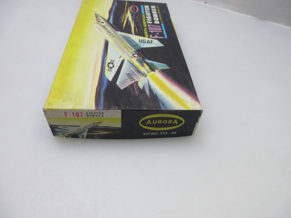 Aurora F-107 Fighter Bomber Vintage Model kit 1/88 scale 1958 295-50 | eBay