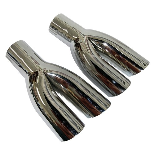 70 71 GTO Judge Ram Air Exhaust Rear Tail Pipe Chrome Tip Splitter ...
