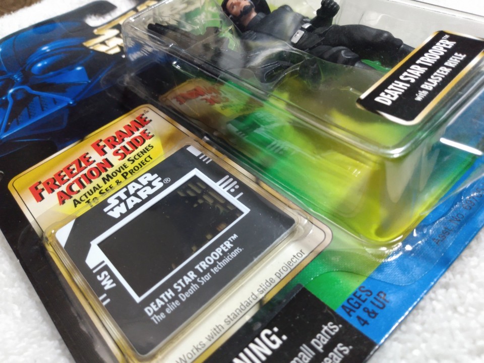 Vintage Rare Star Wars Death Star Trooper POTF .00 Variant Freeze Frame ...