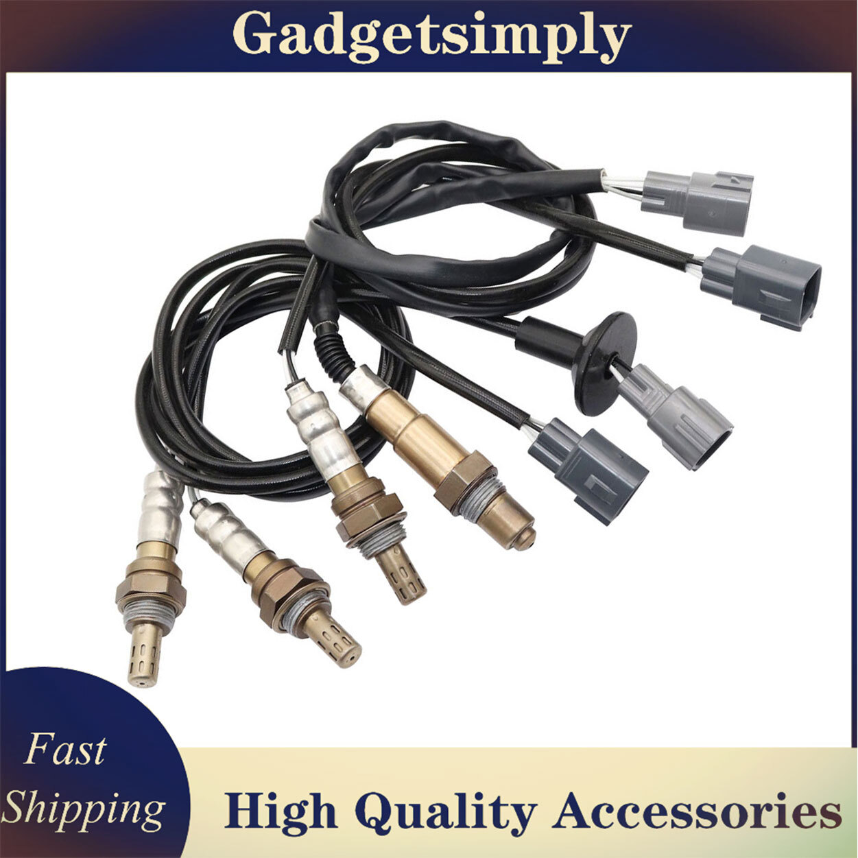 4Pcs Fit For O2 Oxygen Sensors Upstream And Downstream LEXUS IS300 2001 ...