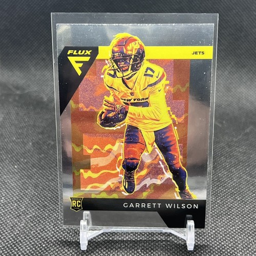 2022 Panini Chronicles Flux Garrett Wilson Rookie Card RC Jets #FX-9 | eBay