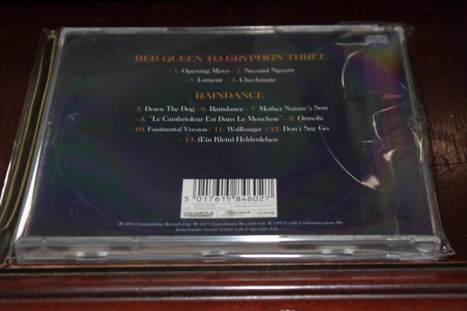 GRYPHON - Red Queen To Gryphon Three/raindance - CD - UK IMPORT MINT | eBay