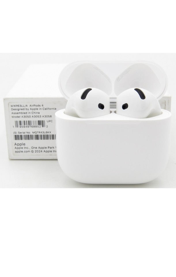 Apple AirPods 4 (4th Generation) Wireless Bluetooth Earbuds Headphones ...