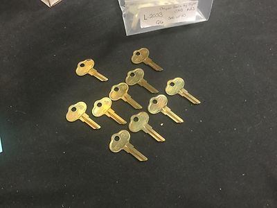 Chrysler Outboards by Taylor, C39B/CH4, Key Blanks, Set of 10 ...
