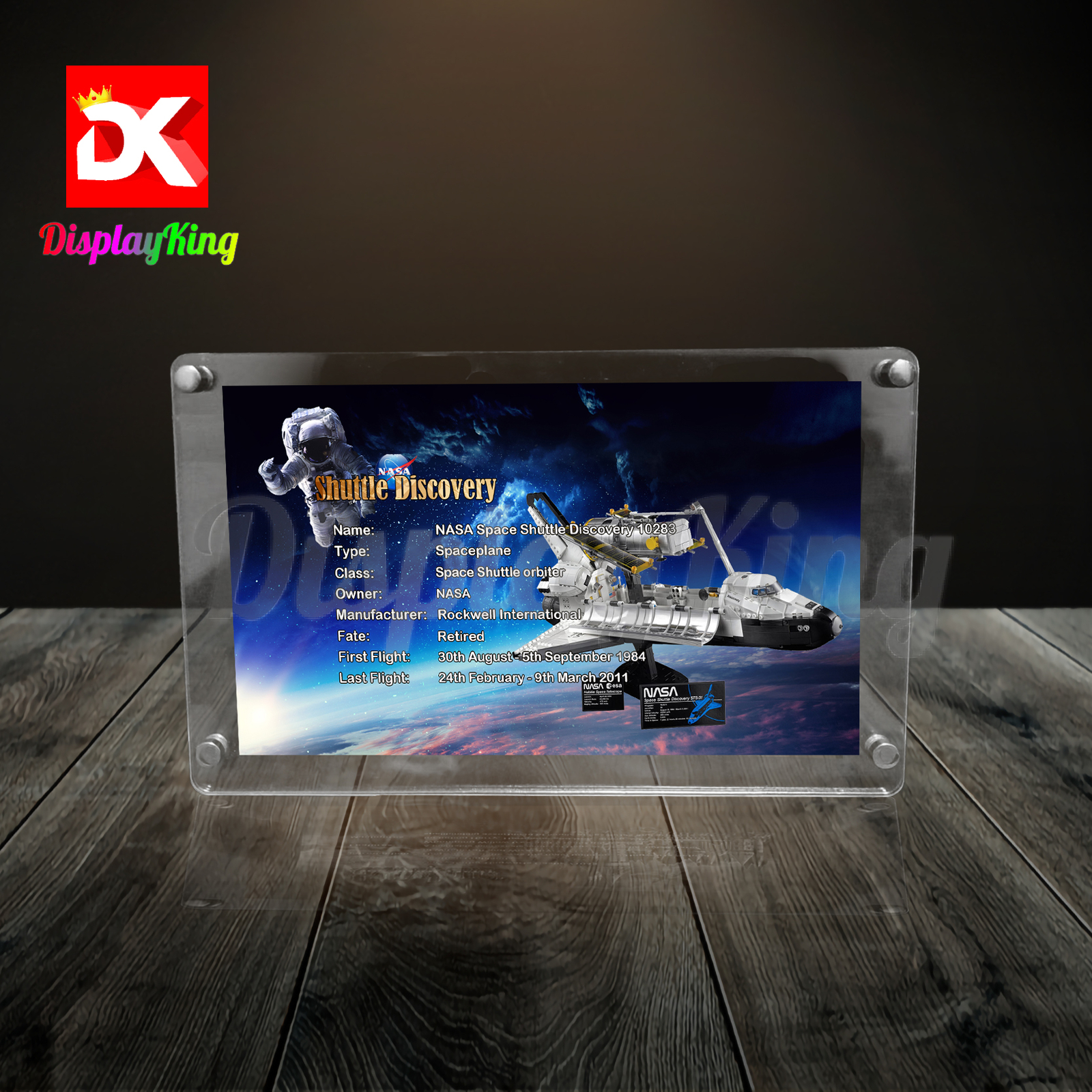 Display King - Acrylic photo frame for Lego NASA Space Shuttle ...