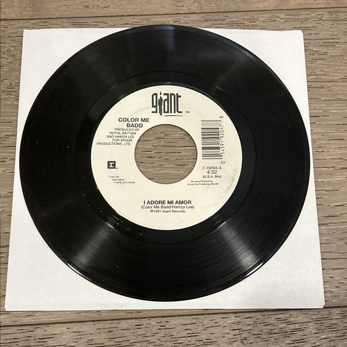 Color Me Badd – I Adore Mi Amor Giant Records – 7-19204 Vinyl 45 7” EX ...